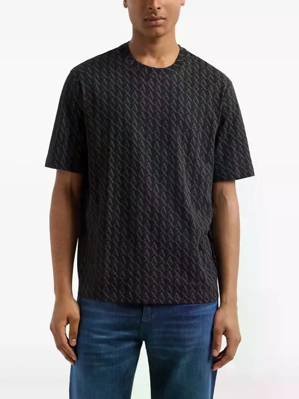 Armani Exchange Monogram-print T-shirt