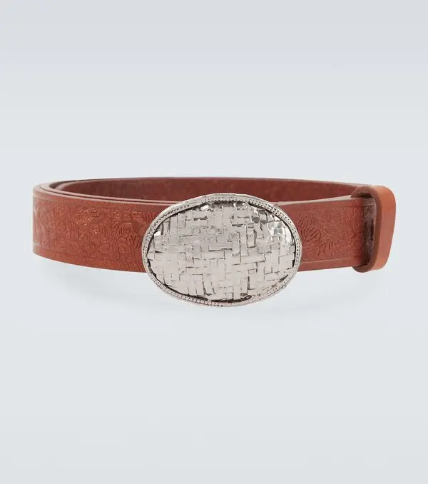 Brunello Cucinelli Leather Belt - Brown