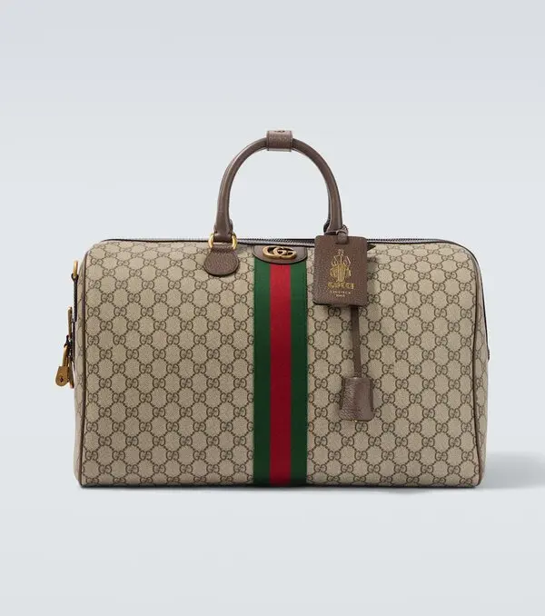 Gucci Savoy Medium Duffel Bag - Beige Ebony