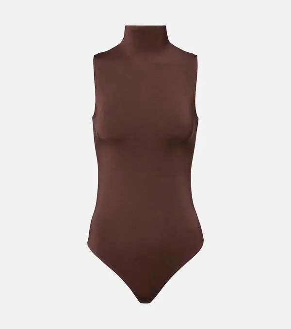 Wolford Turtleneck Bodysuit - Brown