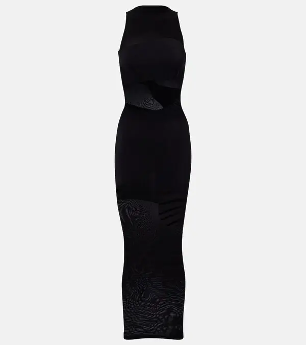 Wolford Shade Paneled Midi Dress