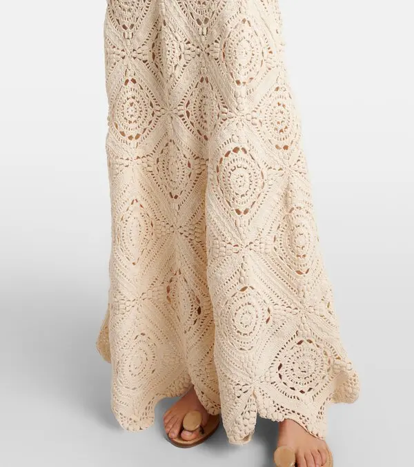 Ulla Johnson Annalisa Crochet Maxi Dress - White