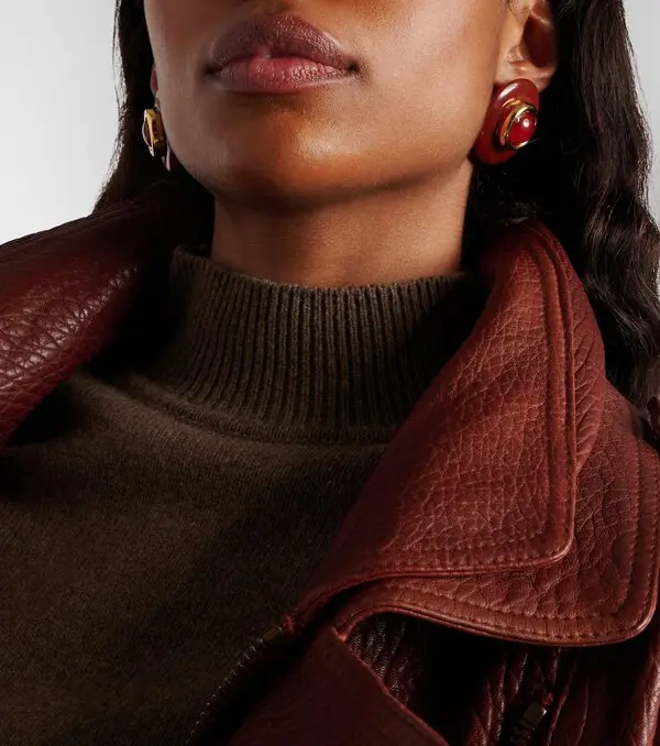 JENNIFER BEHR Embellished Earrings - Brown