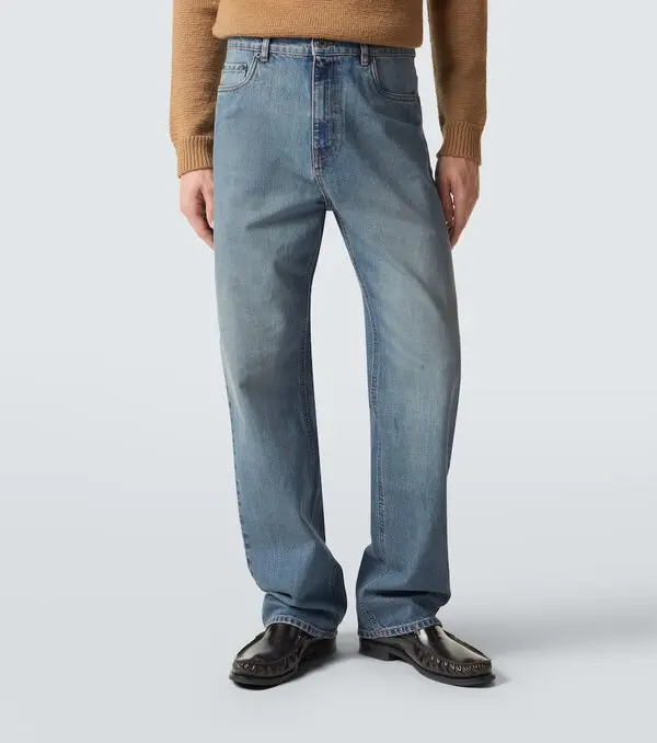 Miu Miu Straight Jeans - Blue