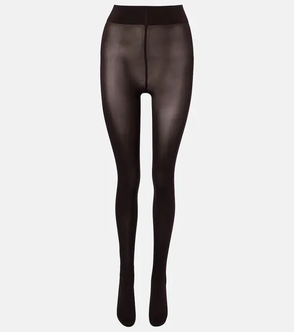 Wolford Velvet De Luxe Tights - Brown