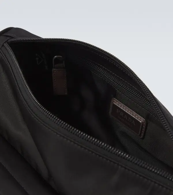 Prada Speedrock Re-nylon Shoulder Bag - Black