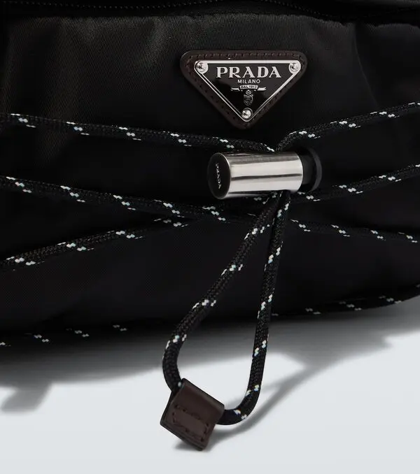 Prada Speedrock Re-nylon Shoulder Bag - Black