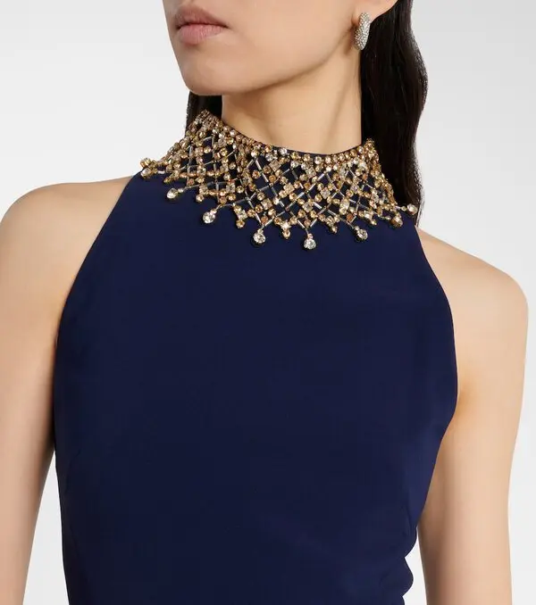 Jenny Packham Pechora Crystal-embellished Gown