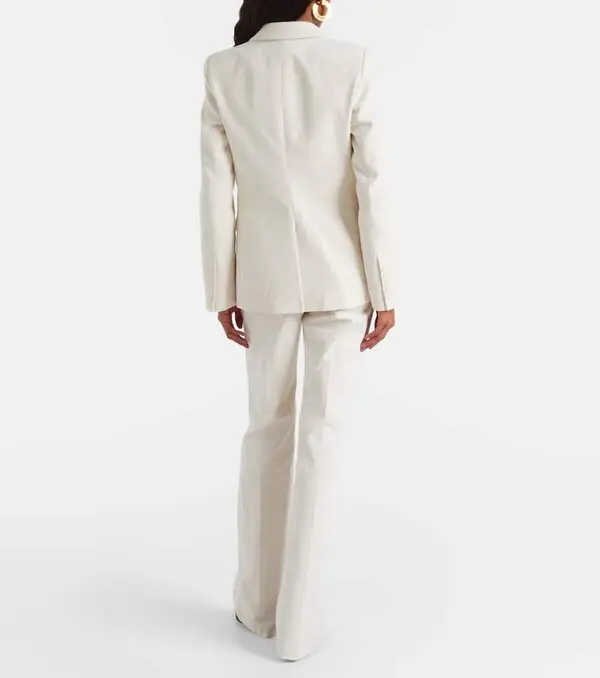 NILI LOTAN Corette Cotton Corduroy Straight Pants