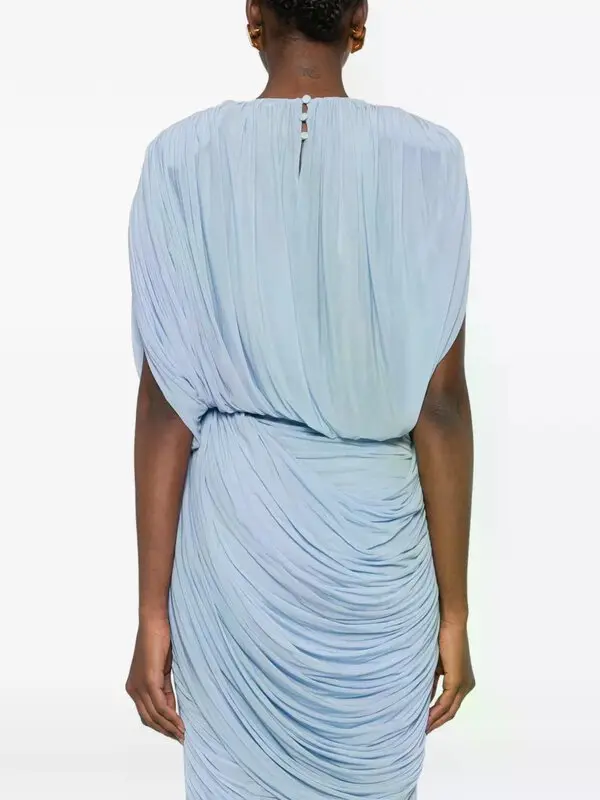 Magda Butrym Pleated Blouse - Blue
