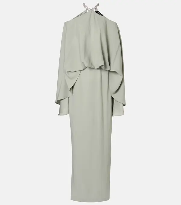 TALLER MARMO Cyclades Embellished Gown - Blue