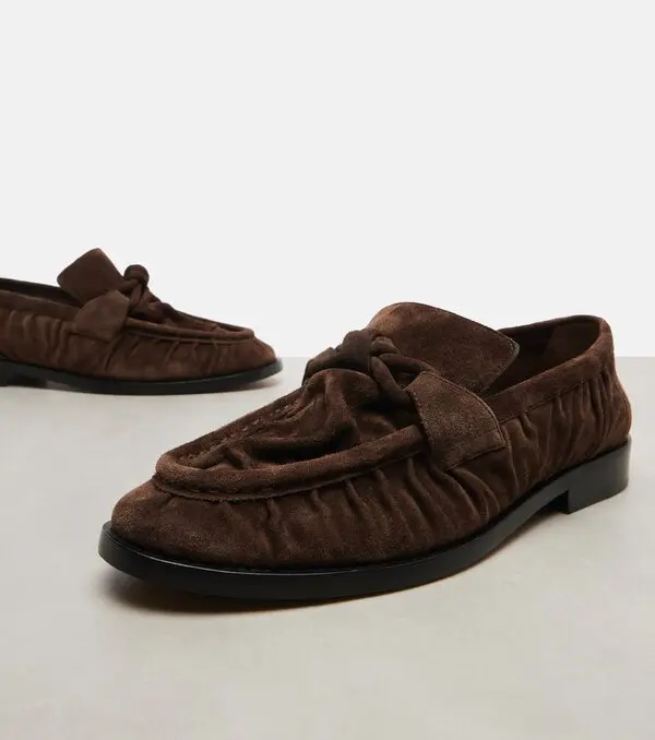 Bottega Veneta Astaire Knot Loafers - Brown