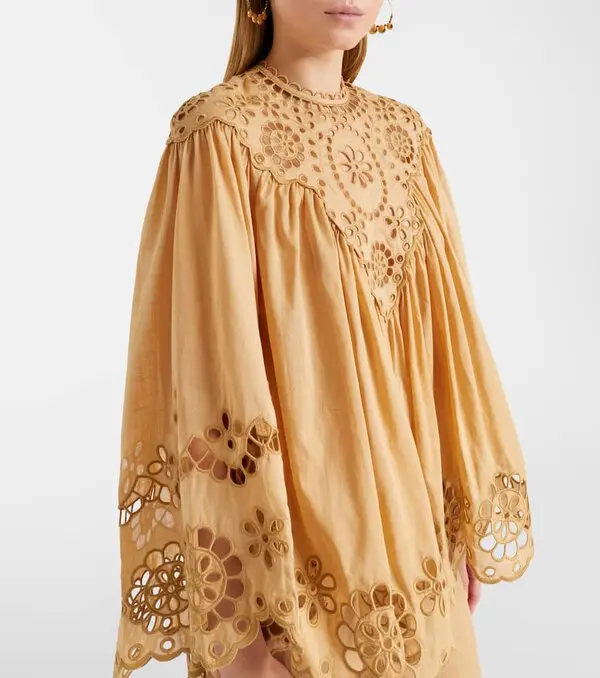 Zimmermann Awaken Broderie Anglaise Cotton Blouse