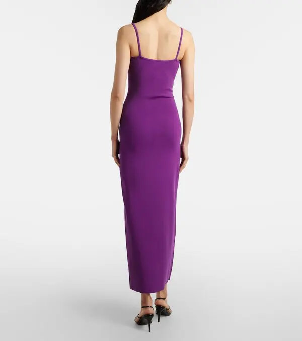 Christopher Esber Salacia Cutout Embellished Midi Dress - Purple