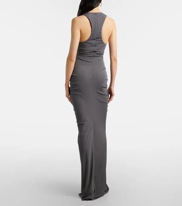 Christopher Esber Vivenda Cutout Gathered Gown - Blue