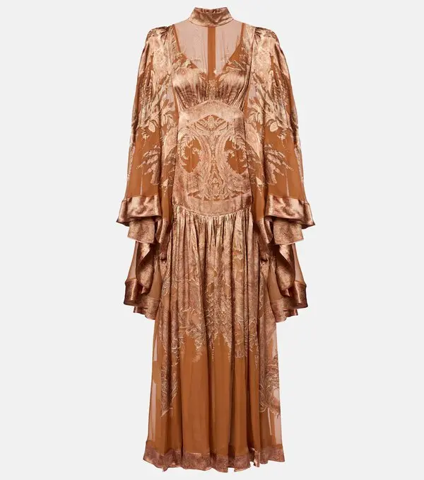 Zimmermann Memento Burnout Paisley Gown