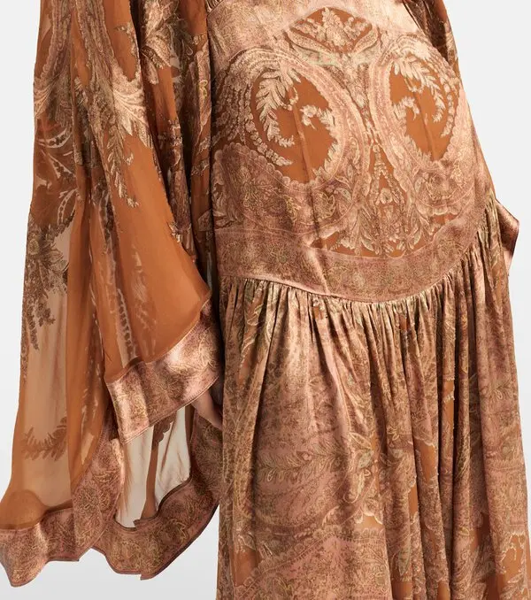 Zimmermann Memento Burnout Paisley Gown