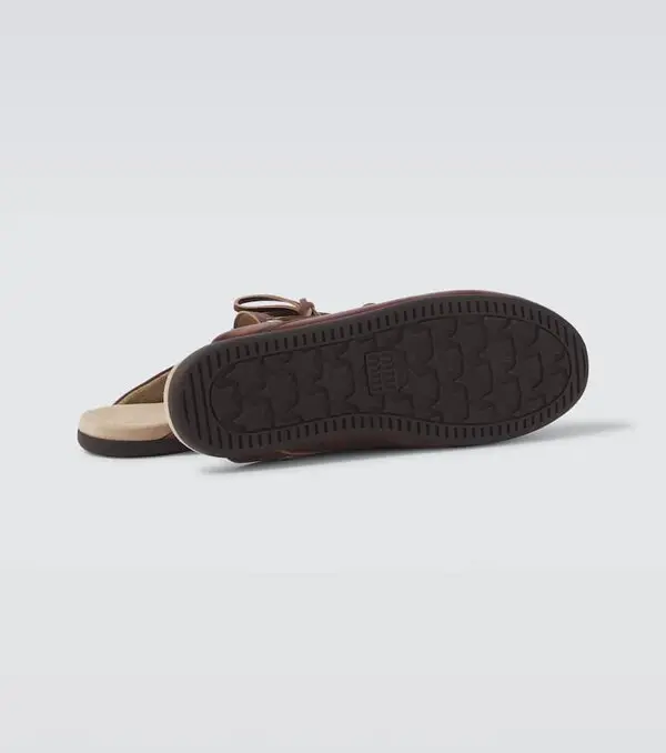 Miu Miu Leather Mules