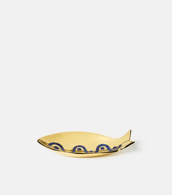 Jonathan Adler Fish Decorative Tray - Gold