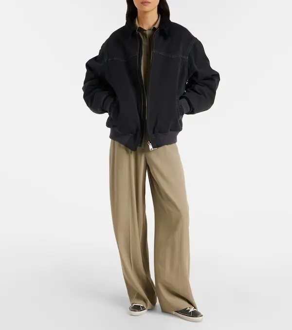 GOLDEN GOOSE Super-star Shearling-trimmed Leather Sneakers