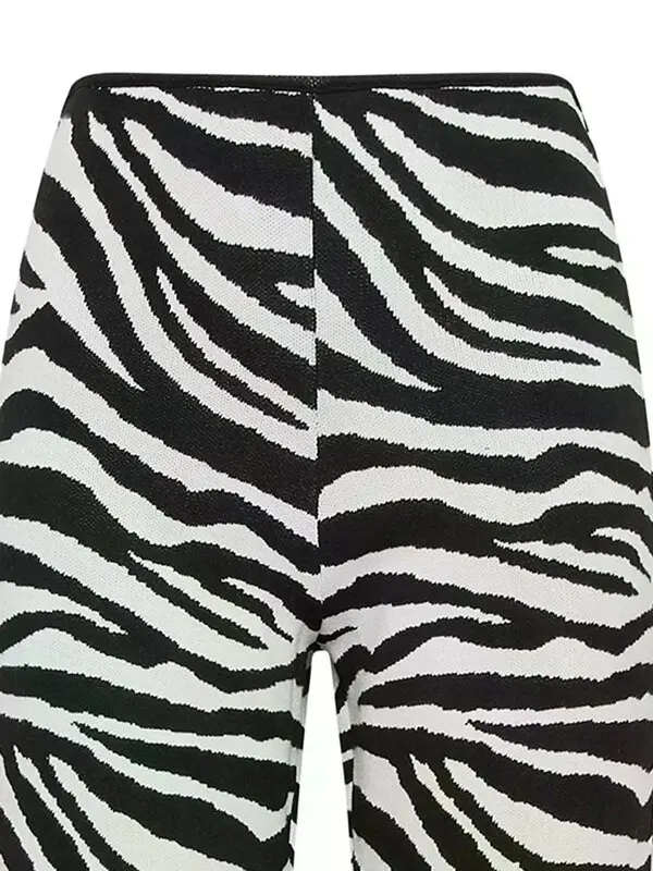 Malìparmi Zebra-print Straight Trousers