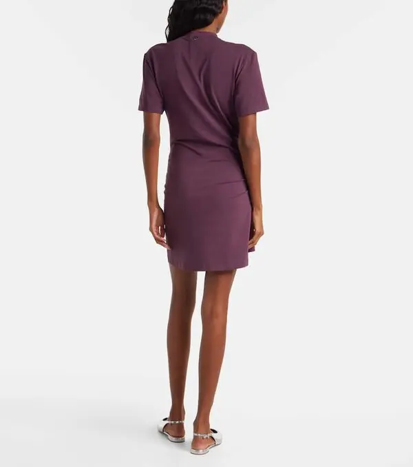 Rabanne Cutout Cotton-blend Jersey Minidress