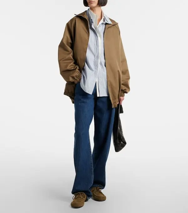 SLVRLAKE Tess Long Low-rise Barrel-leg Jeans - Blue