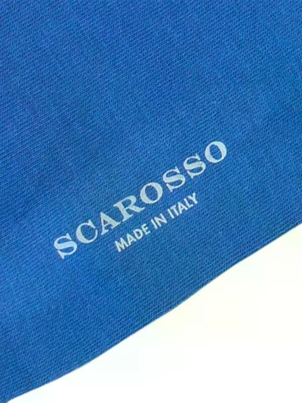 SCAROSSO Printed Socks - Blue