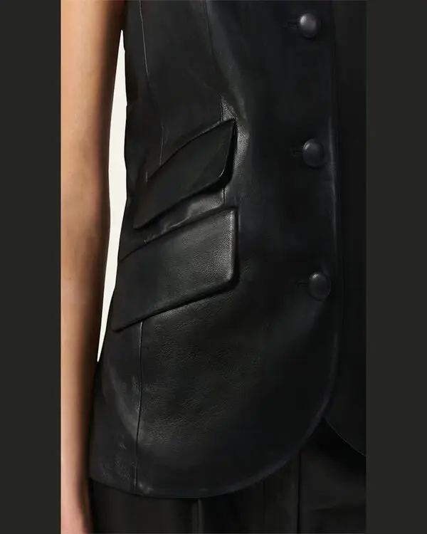 Rag & Bone Slade Leather Vest