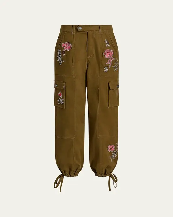 Cinq À Sept Zola Desert Rose Cargo Joggers