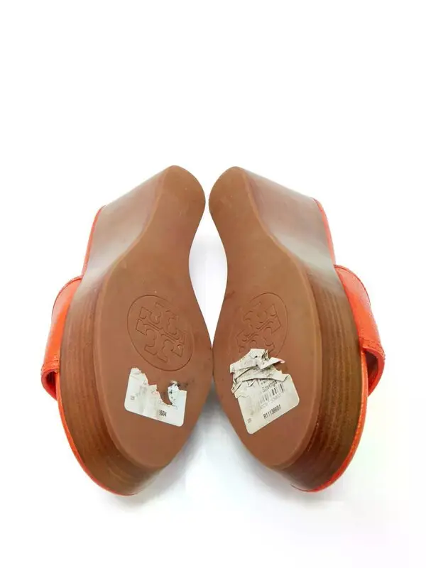 Tory Burch Leather Wedge Sandals