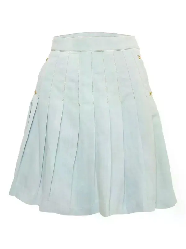 Balmain Pleated Mini Skirt