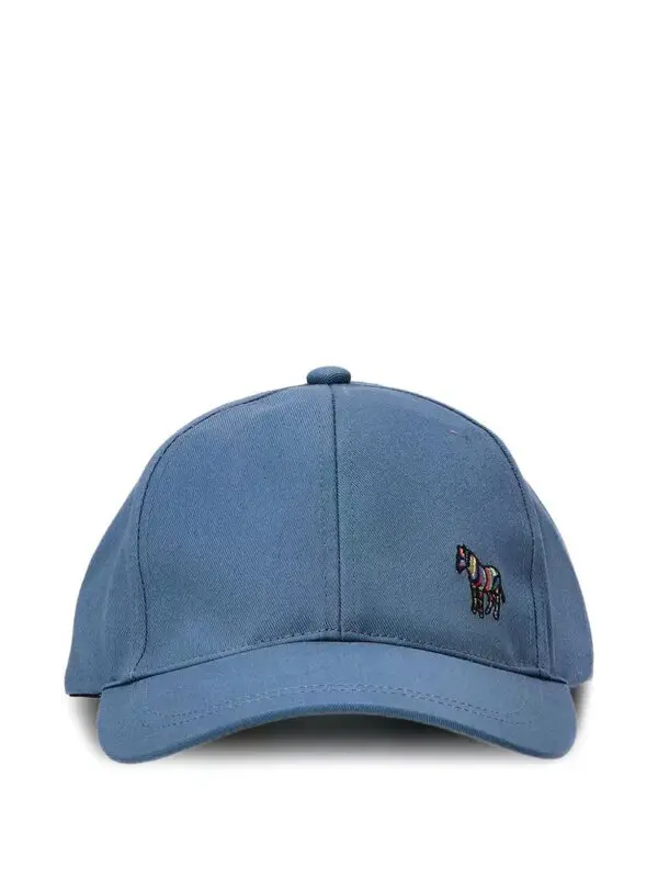 Paul Smith Zebra-embroidered Cap - Blue
