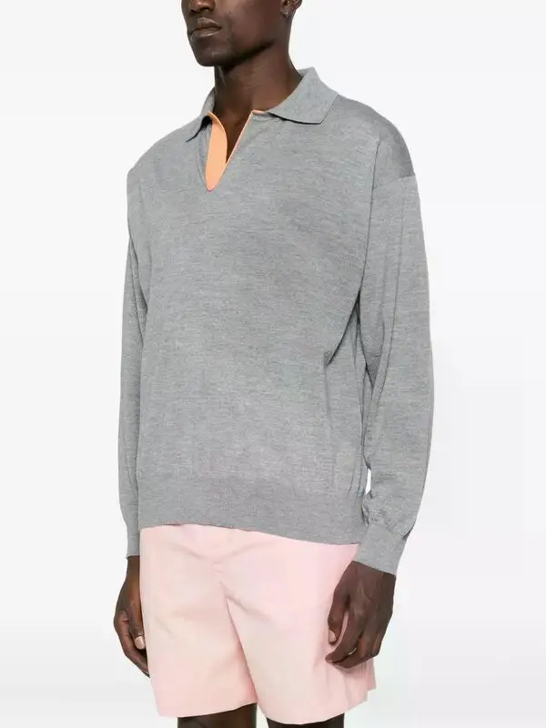 Loewe Polo-neck Long-sleeve Top