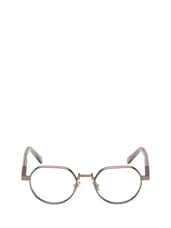 Zegna Squarish Eyeglasses - Matte Dark Bronze