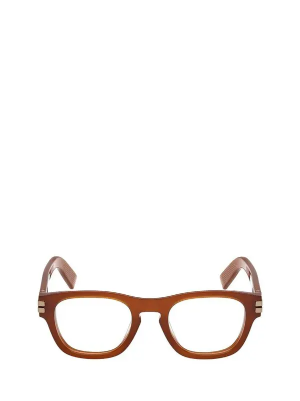 Zegna Eyeglasses - Shiny Light Brown