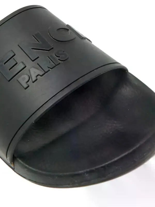 Givenchy Logo-embroidered Slides
