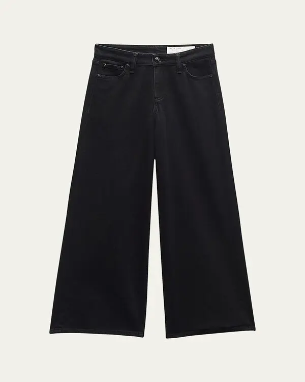 Rag & Bone Aiden Low-rise Wide Leg Jeans