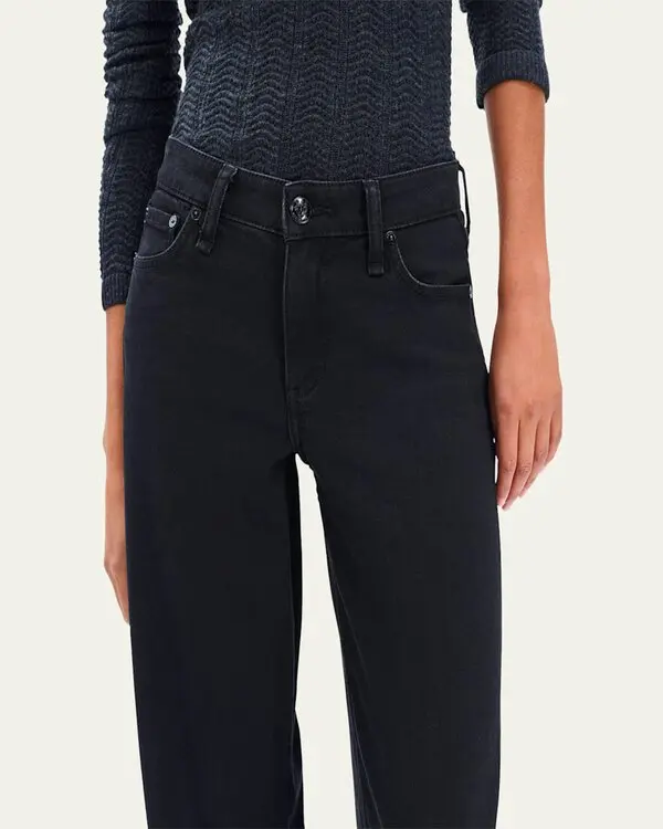 Rag & Bone Aiden Low-rise Wide Leg Jeans