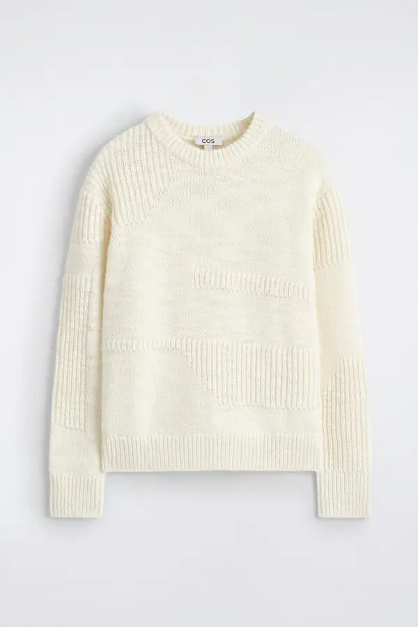 Cos Ladder-stitch Wool Sweater