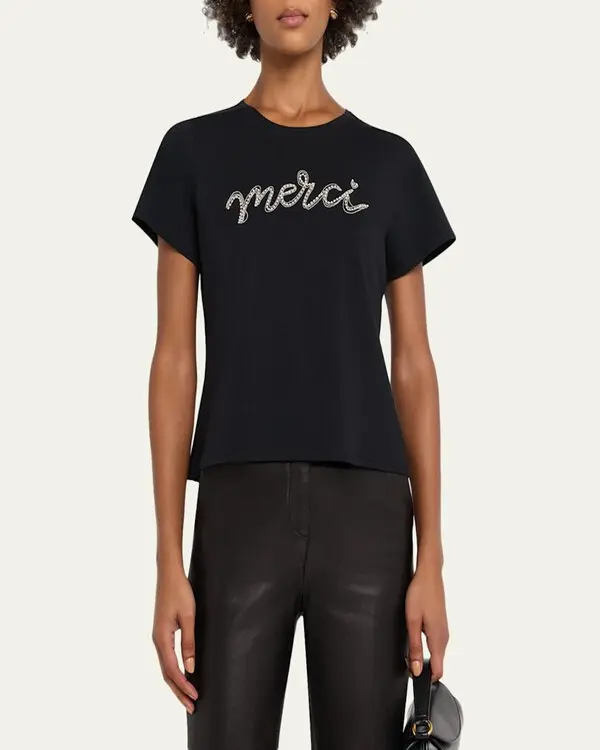 Cinq À Sept Merci Chain Tee