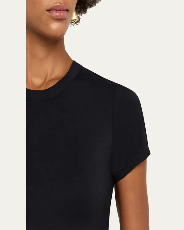 Rag & Bone Luca Jersey Baby Tee - Black