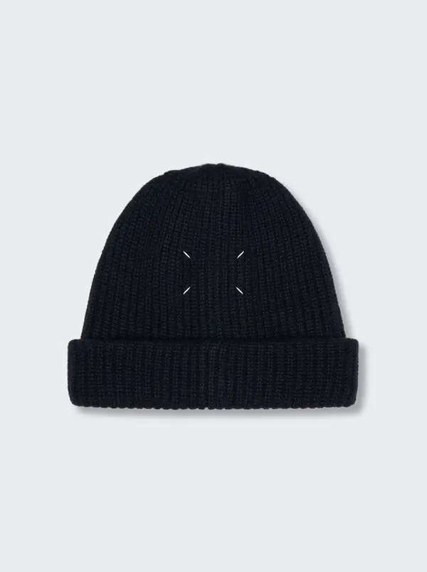 MAISON MARGIELA Cashmere Beanie - Black