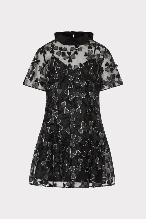 MILLY Susie Organza Mini Dress
