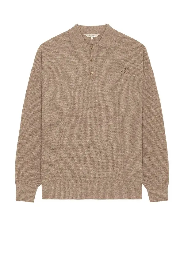 MALBON Gauge Waffle Knit Polo