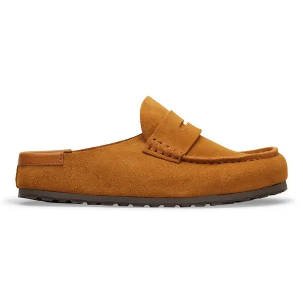 BIRKENSTOCK Naples Wrapped Suede Nubuck Loafer By - Mink