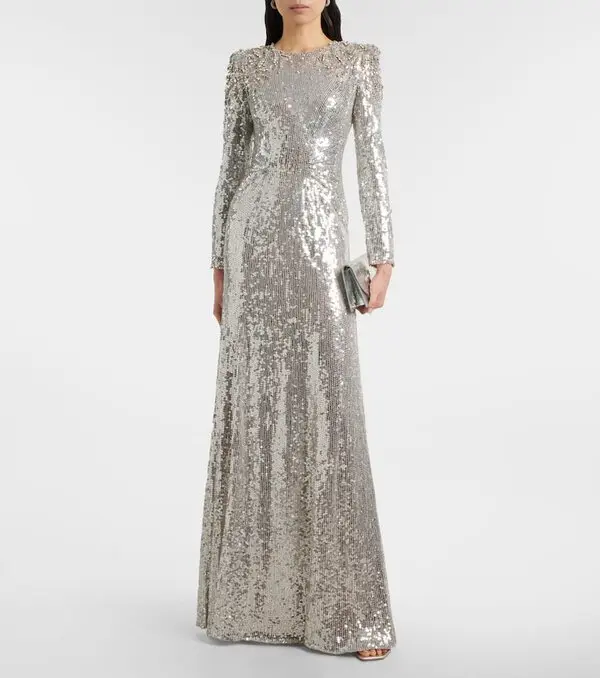 Jenny Packham Dulcet Sequined Gown