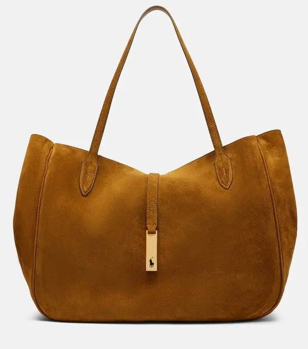Polo Ralph Lauren Suede Tote Bag