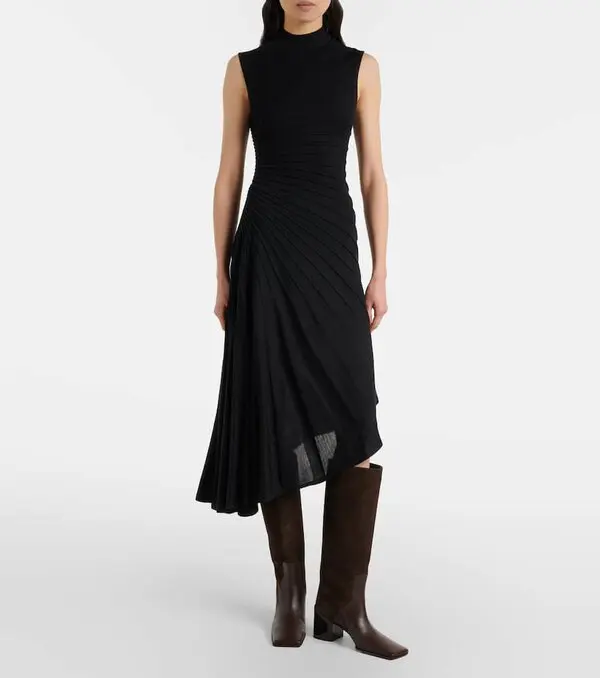 Alaïa Leather Knee-high Boots - Brown
