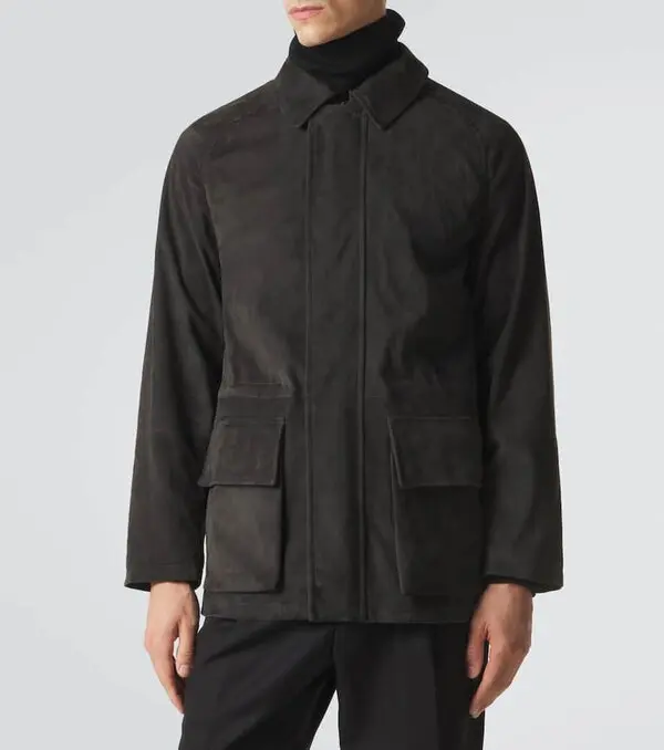 SAMAN AMEL City Suede Jacket